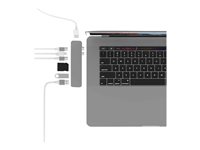HyperDrive Pro 8-in-2 Hub - docking station - USB-C x 2 - HDMI, Mini DP