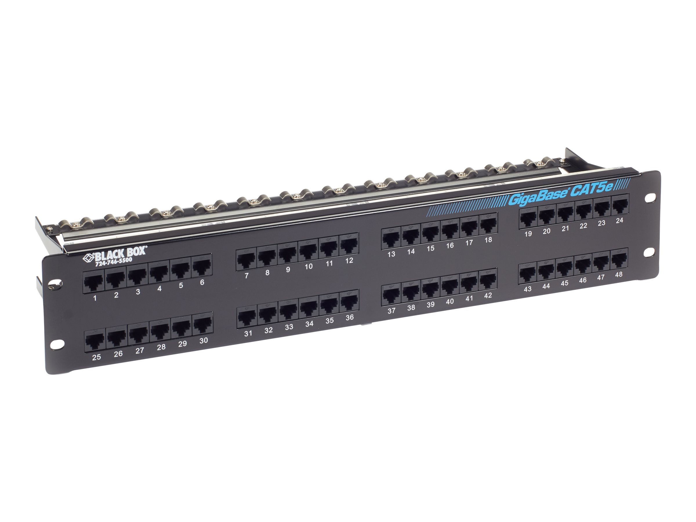 Black Box GigaBase - Patch panel with cable management | Overview ...