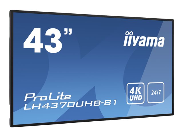 iiyama ProLite LH4370UHB-B1 43" Class (42.5" viewable) LED-backlit LCD ...