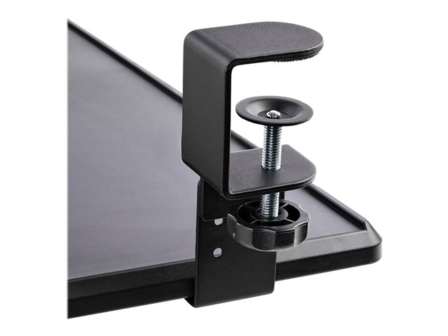 StarTech.com Under-Desk Keyboard Tray, Clamp-on Keyboard Holder ...