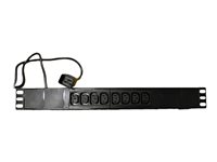 Videk Horizontal 19" Rack Mount PDU 8 x C13 Socket to C20 Plug - power ...