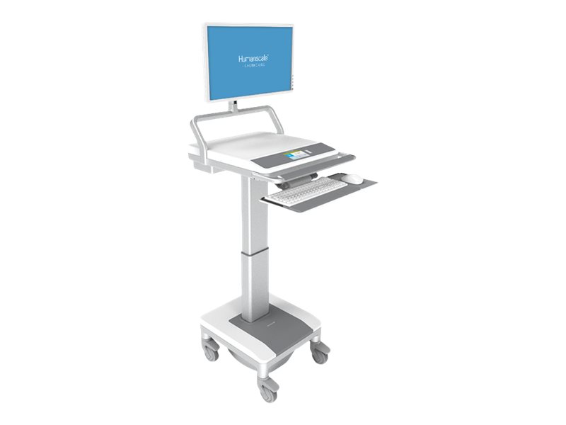 Humanscale TouchPoint T7 Elora Powered with LED Light PC Gantry and PC ...