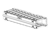 Belden rack cable management panel with cover - 1U