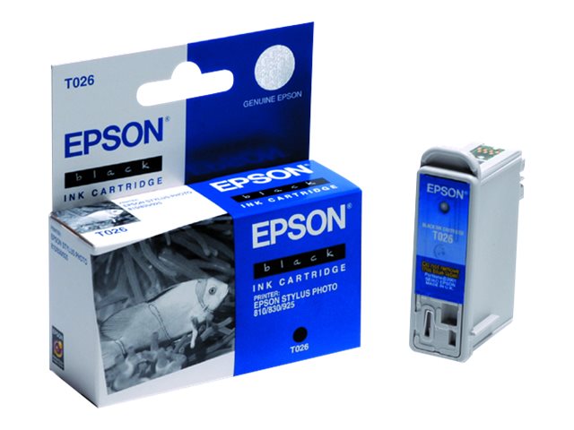 Epson T026 - black - original - ink cartridge - C13T02640120 - Currys ...