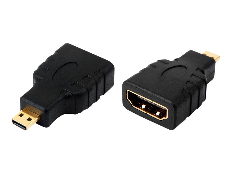 4XEM - HDMI adapter - HDMI female to 19 pin micro HDMI Type D male ...
