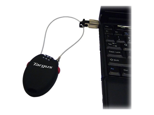 Targus Retractable Cable Travel Lock - security cable lock - ASP01EU ...