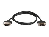 C2G CMG-Rated DB9 Low Profile Null Modem M-M - null modem cable - DB-9 to DB-9 - 6 ft