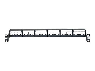 Panduit MINI-COM Modular Faceplate Patch Panels - patch panel - 1U - 19"