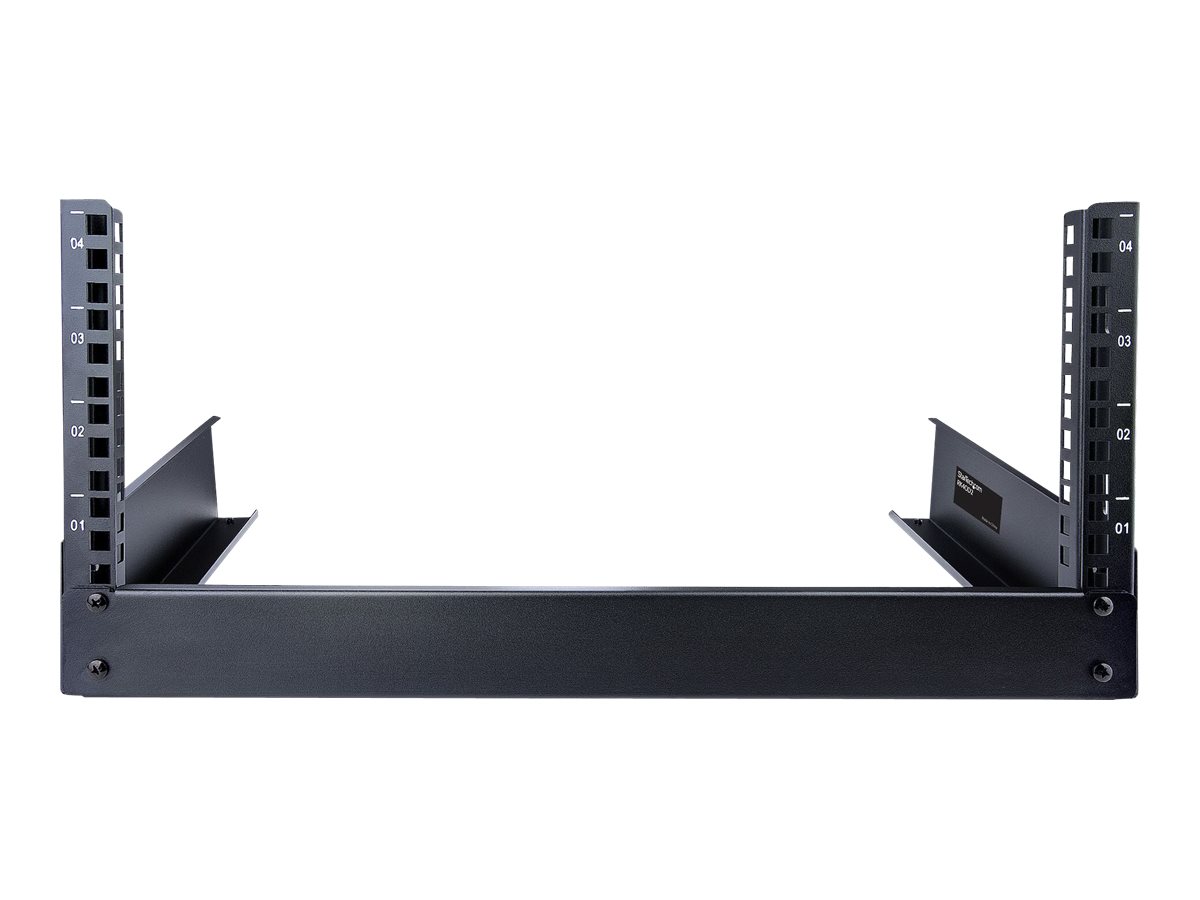 StarTech.com 4U 19" Desktop Open Frame Rack, 2 Post Free-Standing ...