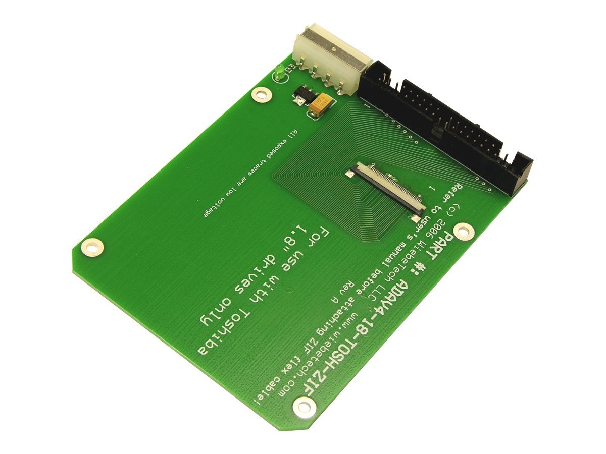 WiebeTech Combo Adapter v4 1.8 inch Hitachi ZIF Adapter | Overview ...