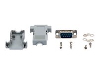 StarTech.com Assembled DB9 Male Solder D-SUB Connector w/ Plastic ...
