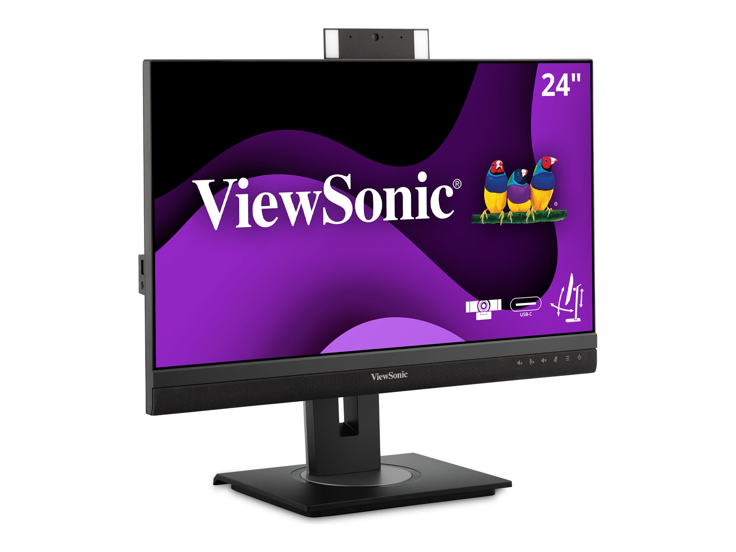 24 ERGONOMIC DOCKING MONITORW/ USB-C 90W PD RJ45&POP-UP WEBCAM | www ...