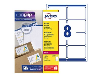 Product | Avery - address labels - 800 label(s) - 99.1 x 67.7 mm