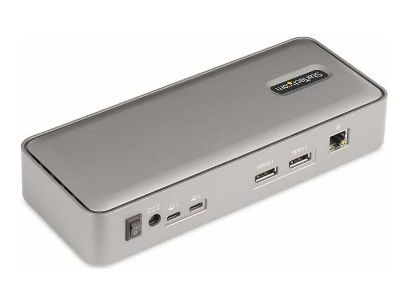 StarTech.com Docking Station KVM USB-C pour Deux PC (129UE-USBC-KVM-DOCK)