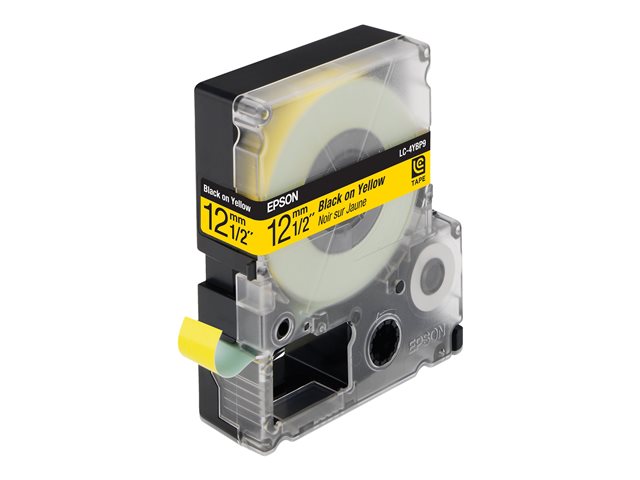 Epson LC-4YBP9 - tape reel labels - 1 roll(s) - Roll (1.2 cm x 9 m ...