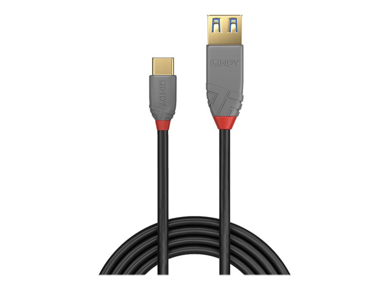 Lindy Black Line - Câble USB de type-C - 24 pin USB-C pour USB type A ...