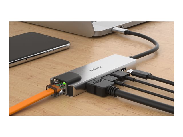 D-Link DUB-M520 - station d'accueil - USB-C / Thunderbolt 3 - HDMI ...