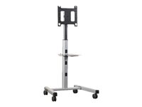 Chief Mobile Cart Kit with Travel Case - For Displays 42-86" - Silver