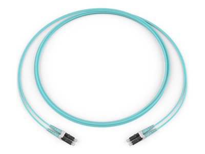 Corning network cable - 15 m - aqua