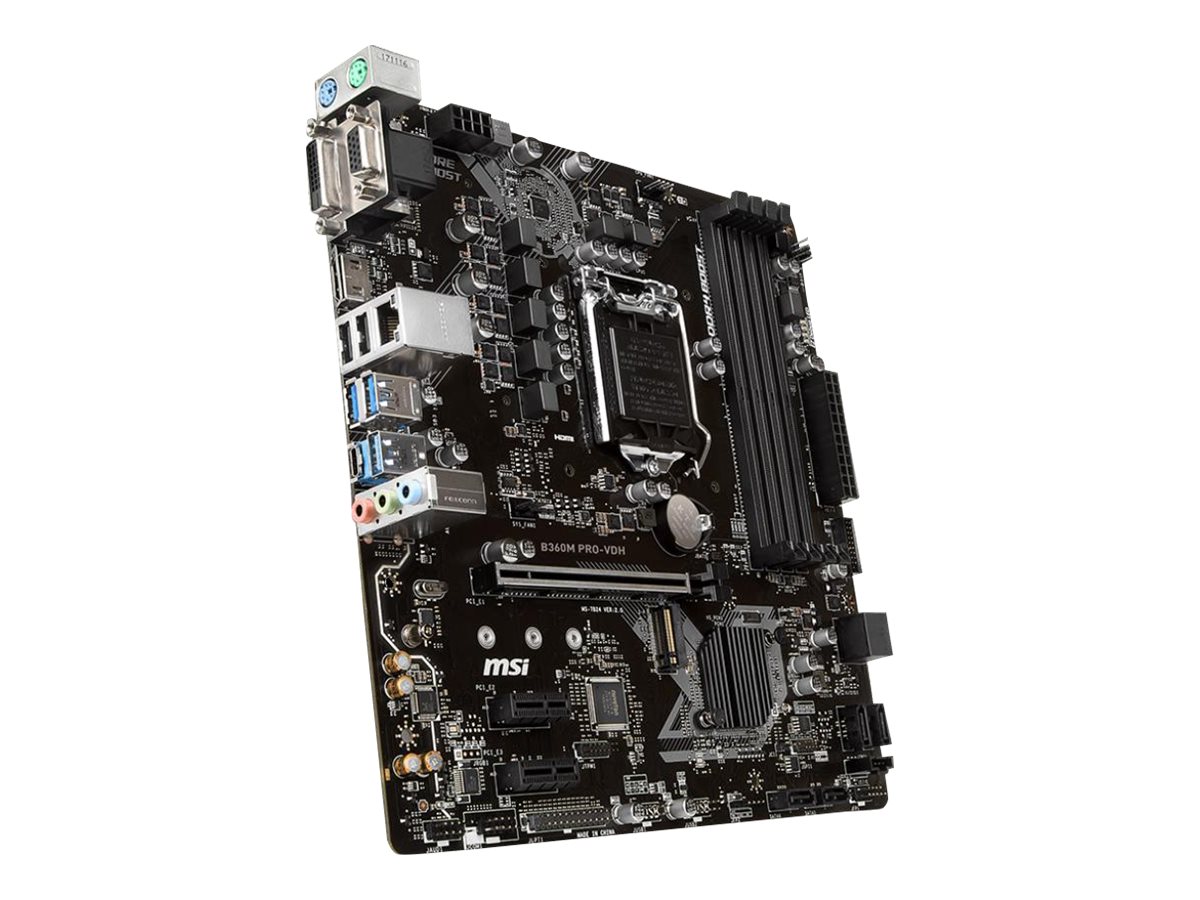 MSI B360M PRO-VDH - Motherboard | Overview, Specs, Details | SHI