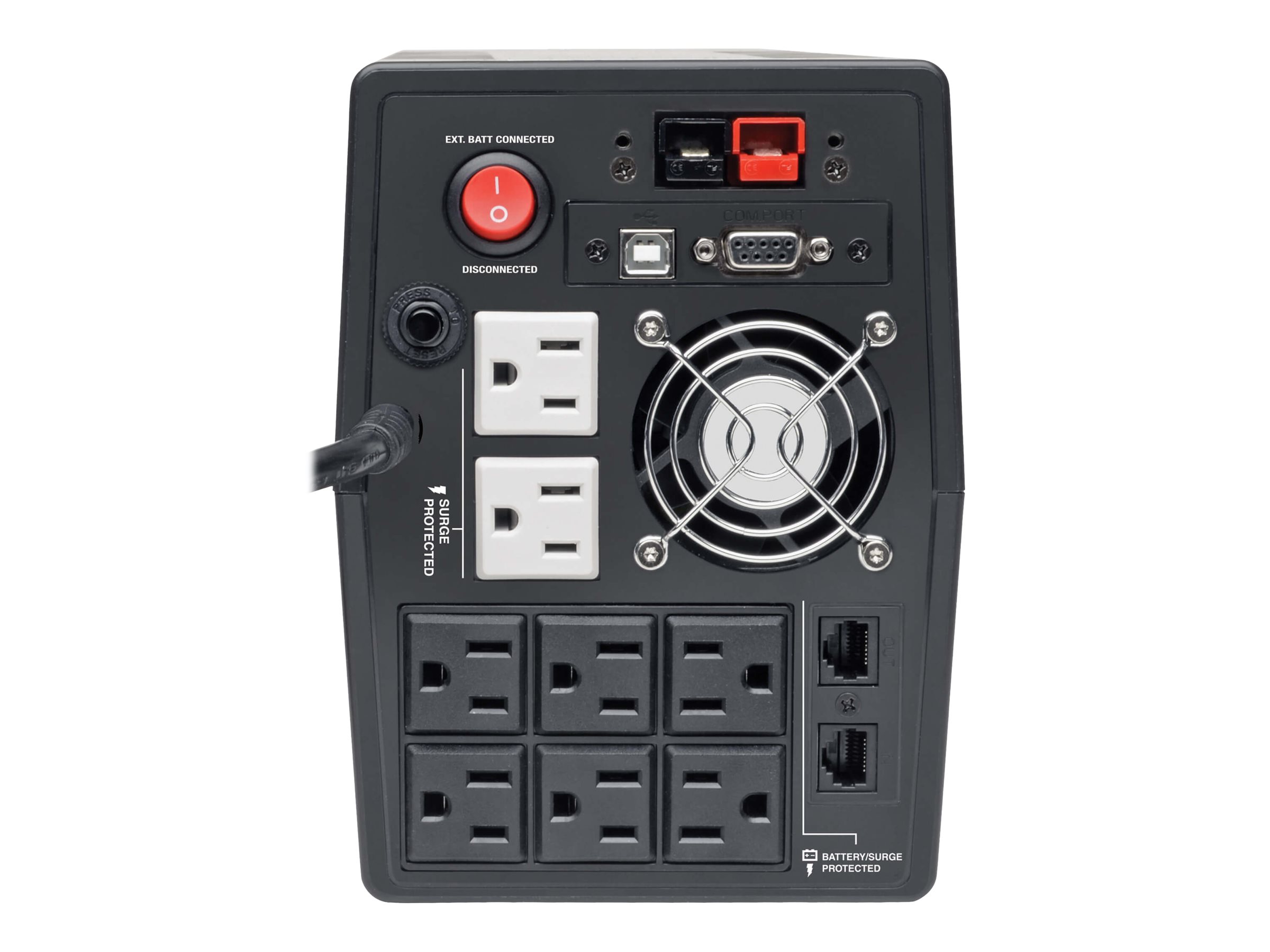 Tripp Lite UPS 1500VA 940W Battery Back Up Tower AVR 120V RJ11 RJ45 | SHI