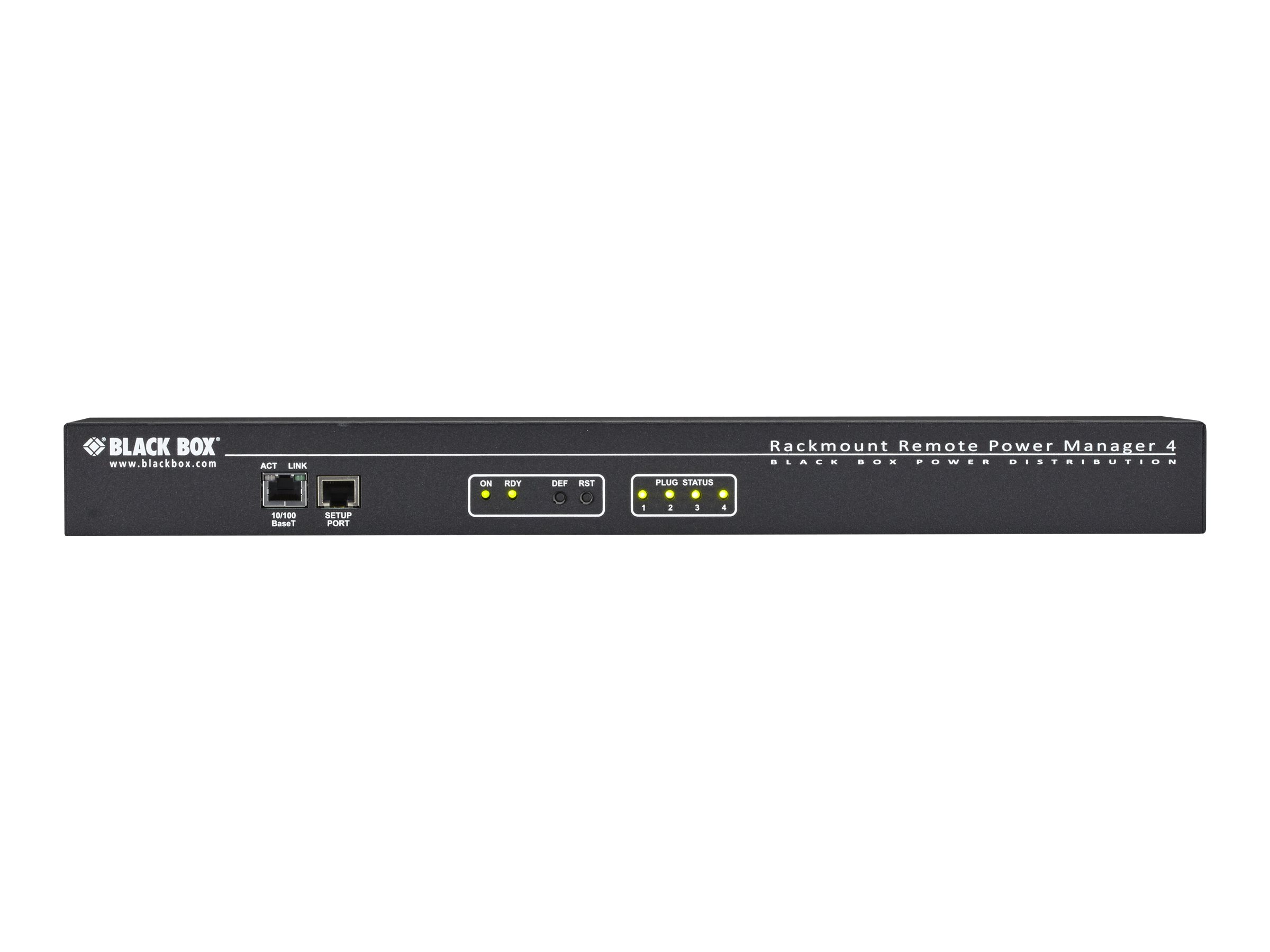 Black Box Horizontal Rackmount Remote Power Manager | Overview, Specs ...