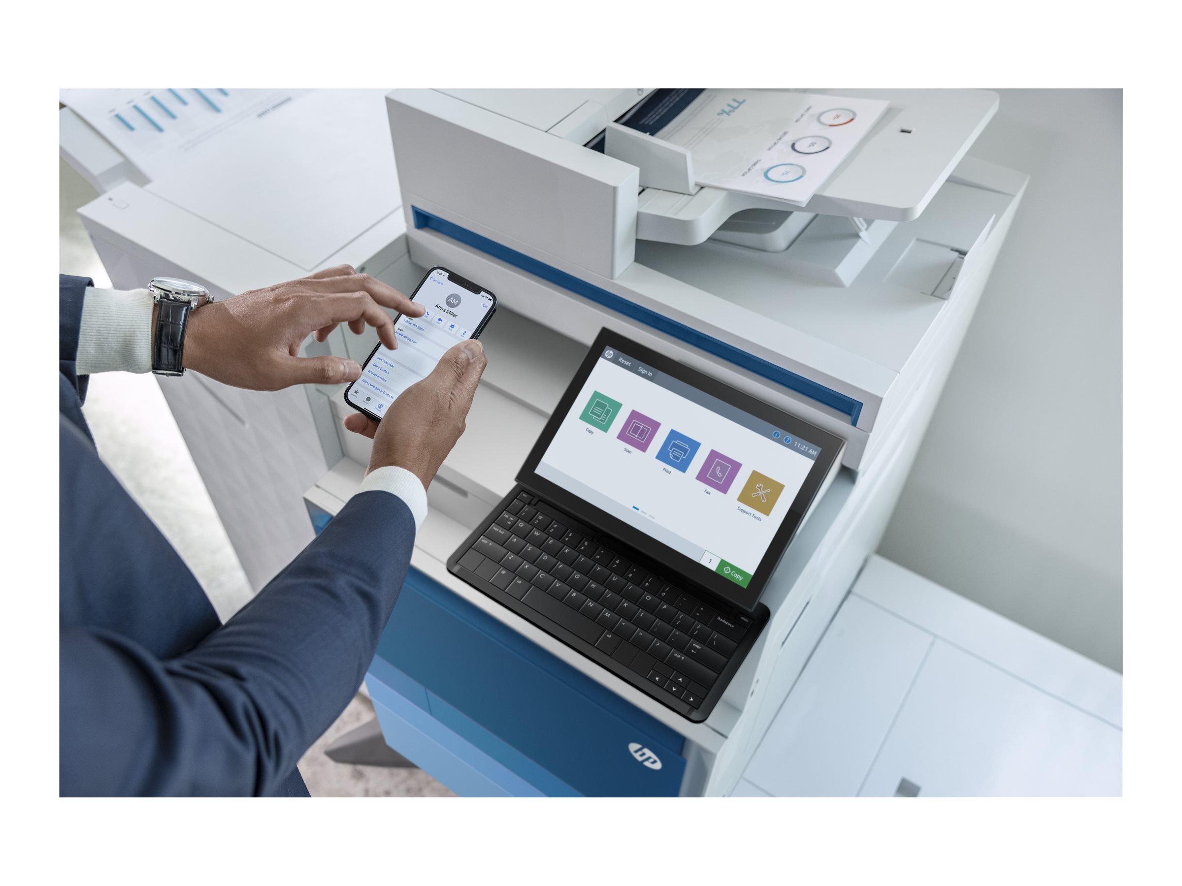 HP Color LaserJet Managed MFP E877z | Overview, Specs, Details | SHI