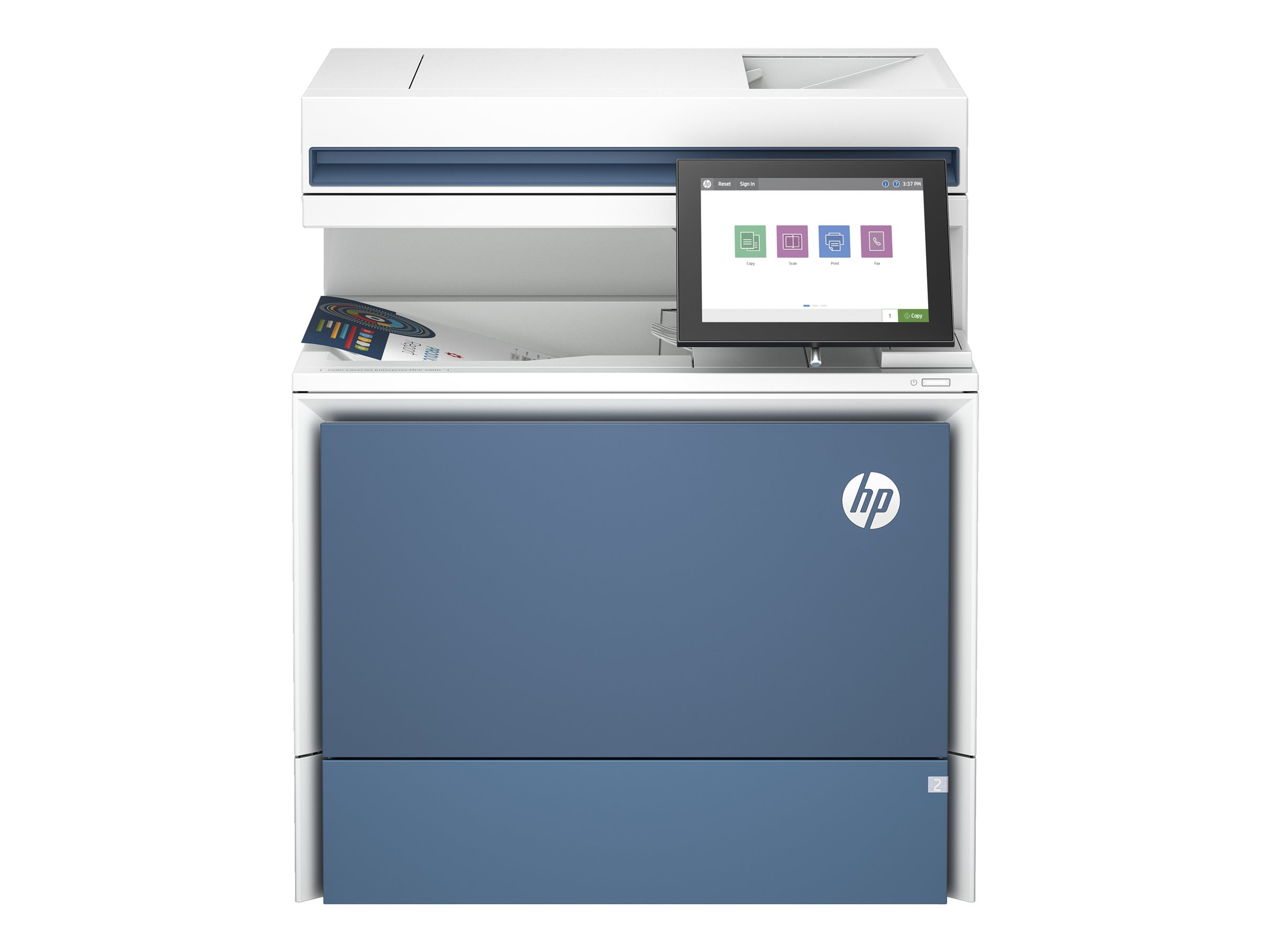 HP Color LaserJet Enterprise MFP 5800dn, multifunction printer, colour ...