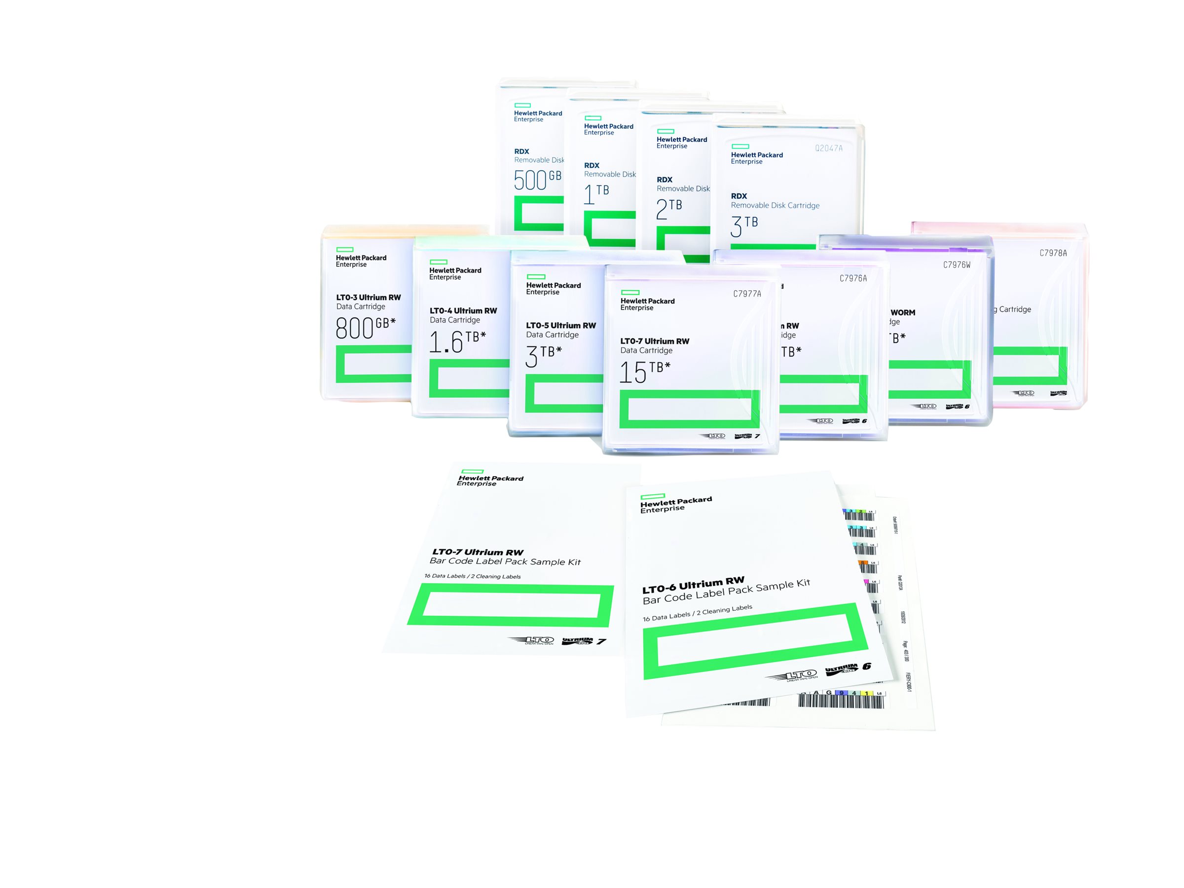 HPE LTO-5 Ultrium RW Bar Code Label Pack | Overview, Specs, Details | SHI