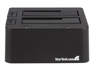 StarTech.com eSATA USB to SATA External HDD Dock for Dual 2.5 or 3.5in ...