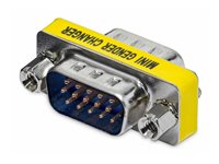 StarTech.com VGA Gender Changer - HD15 Female to HD15 Male - - Male ...