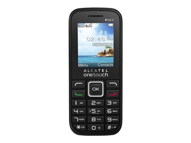 1016G-3AALGB1 - Alcatel 1016G - black - feature phone - 4 MB - GSM ...
