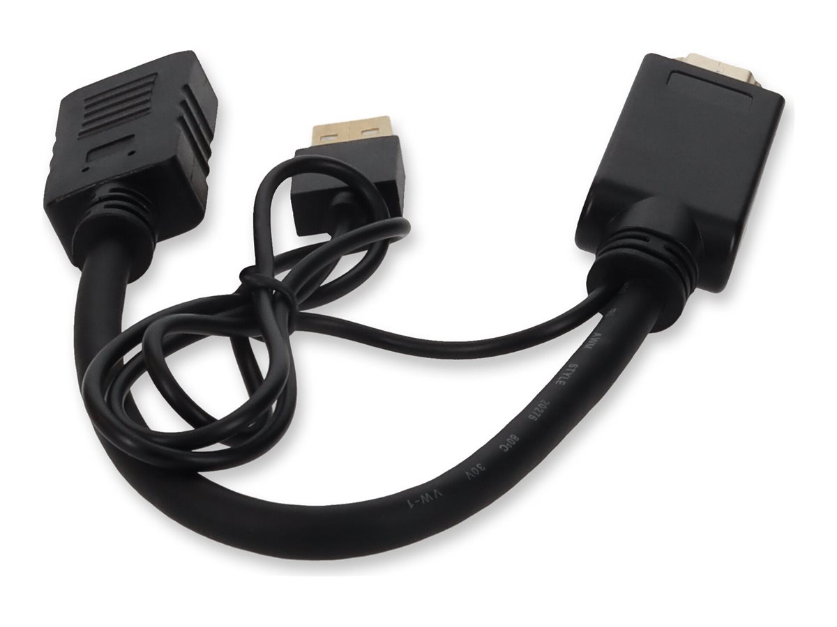 AddOn - Adapter - HDMI male to USB (power only), DisplayPort female ...