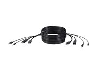 Belkin Secure KVM Combo Cable - video / USB / audio cable - TAA ...
