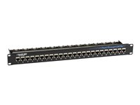 Black Box Feed-Through patch panel - 1U - 19"