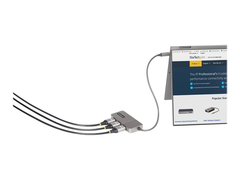 StarTech.com Hub USB-C MST à 3 Ports, 3x HDMI 4K60Hz (MST14CD123HD)