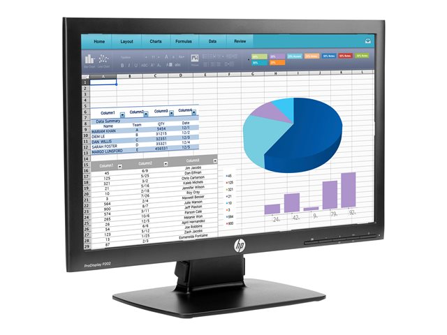 HP ProDisplay P202 - LED monitor - 20" - Smart Buy - K7X27AT#ABU ...