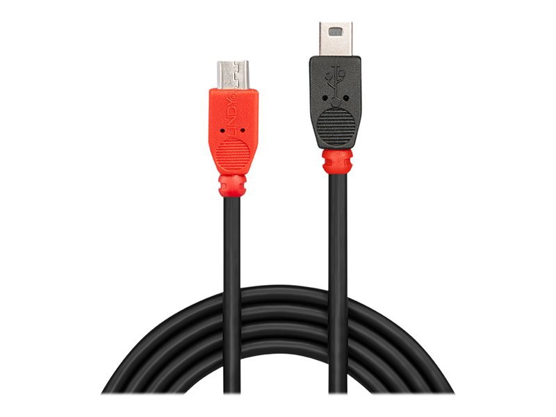 Lindy - câble USB - mini USB type B pour Micro-USB de type B - 50 cm ...