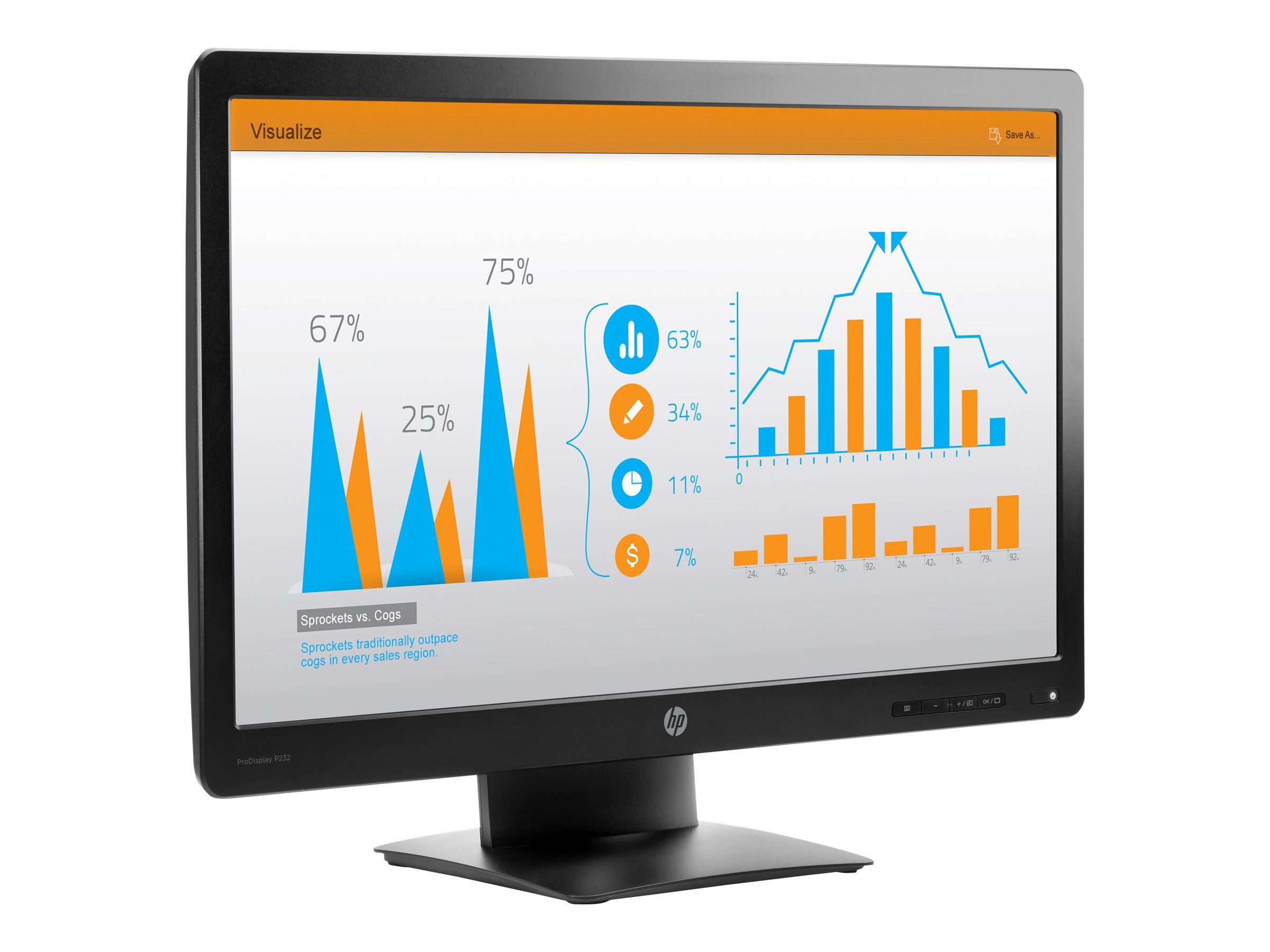 HP ProDisplay P232 - LED monitor | Overview, Specs, Details | SHI