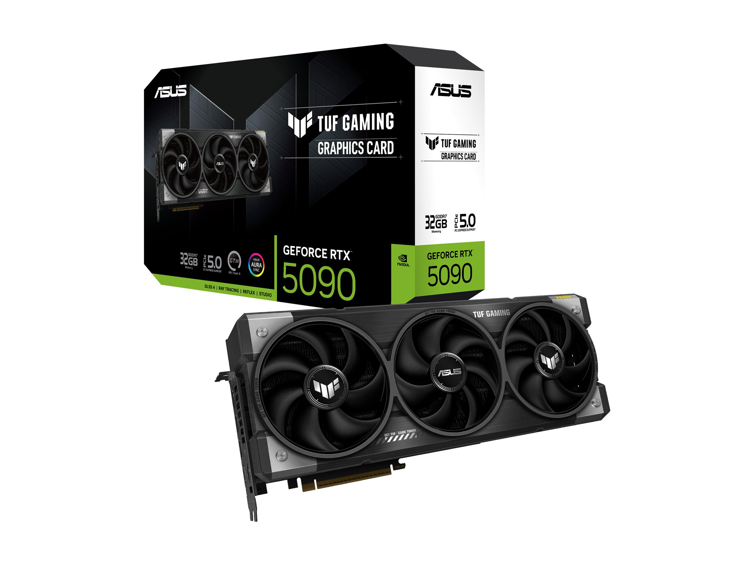 ASUS TUF Gaming GeForce RTX 5090 32GB, graphics card, GeForce RTX 5090 ...