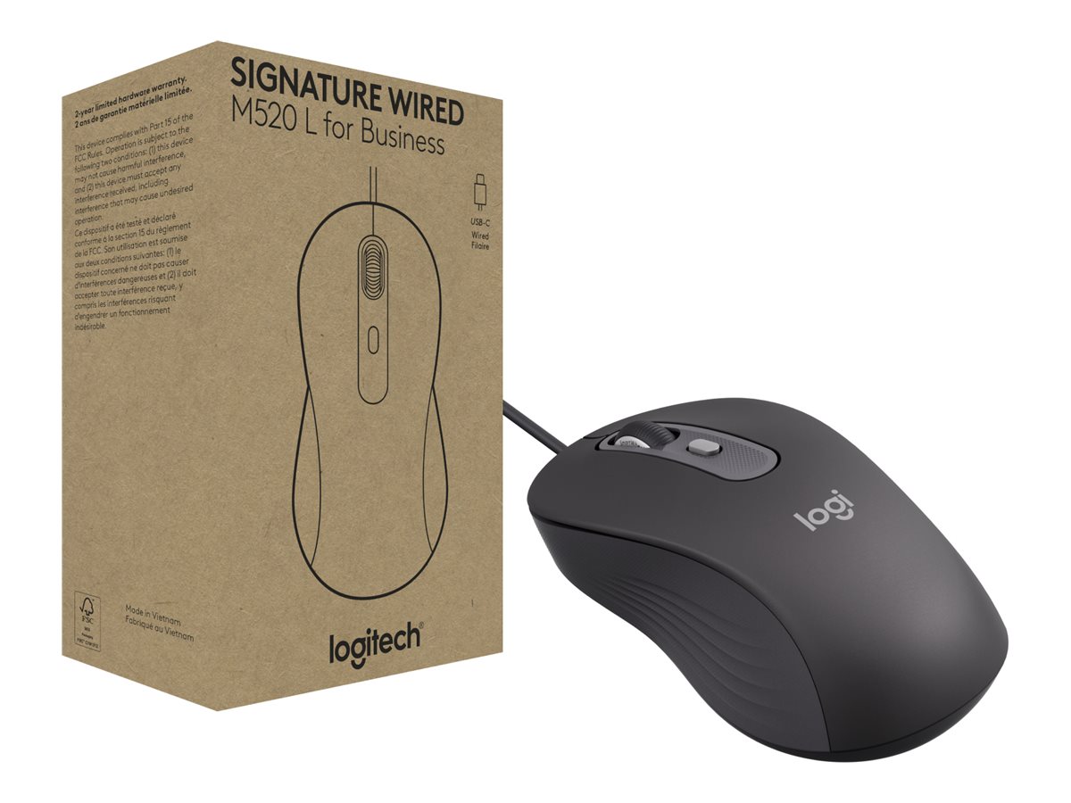 Logitech Signature M520 L for Business | Overview, Specs, Details | SHI