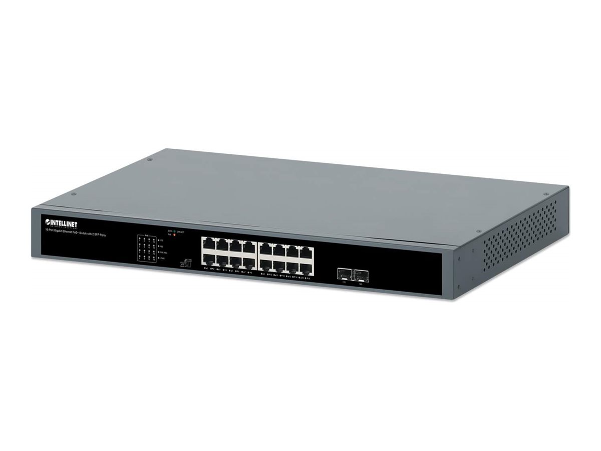 16-PORT GIGABIT ETHERNET POE+ SWITCH WITH 2 SFP PORTS | Overview, Specs ...