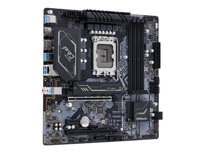 ASRock H670M Pro RS - Motherboard - micro ATX - LGA1700 Socket - H670 ...