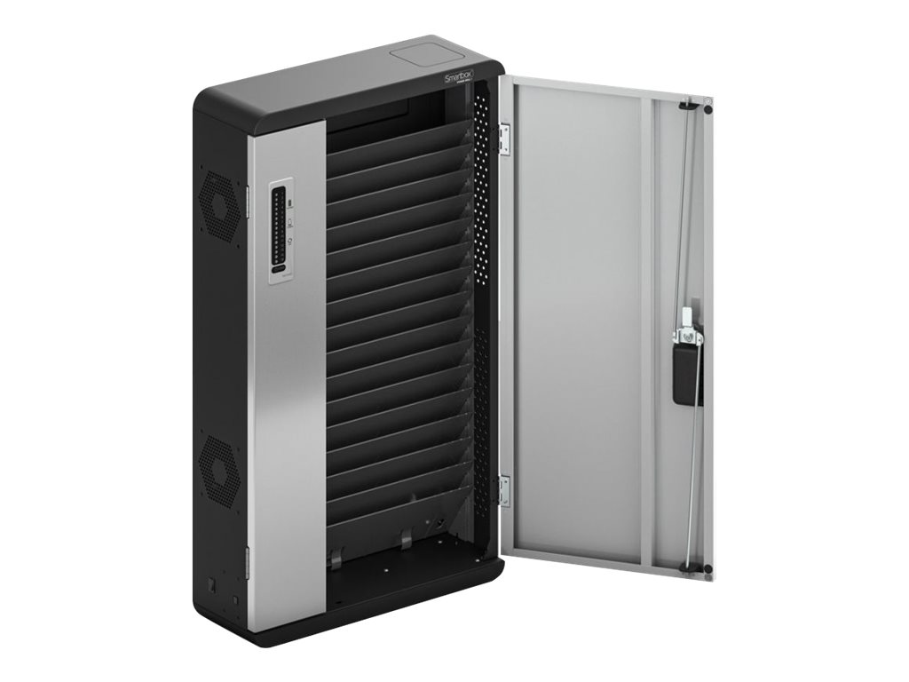 ALOGIC Smartbox Power Wall cabinet unit, tilted shelves, for 15 ...