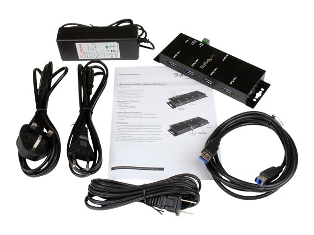 StarTech.com Hub USB 3.0 robuste à 4 ports - Montable (ST4300USBM)