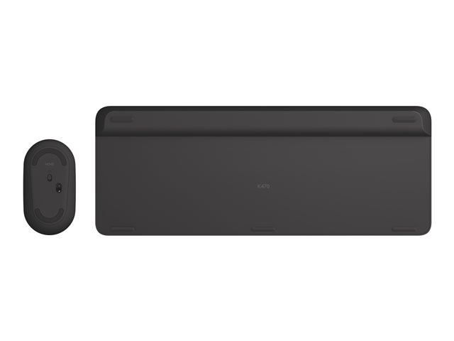Logitech Slim Wireless Combo MK470 - keyboard and mouse set - QWERTY ...