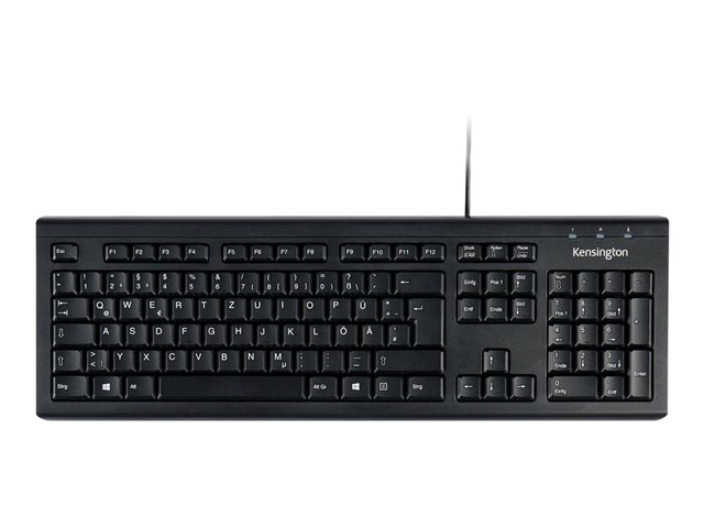 Kensington ValuKeyboard - keyboard - German - black Input Device ...