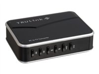 C2G TruLink VGA to Composite PC-TV Video Adapter - video converter - black