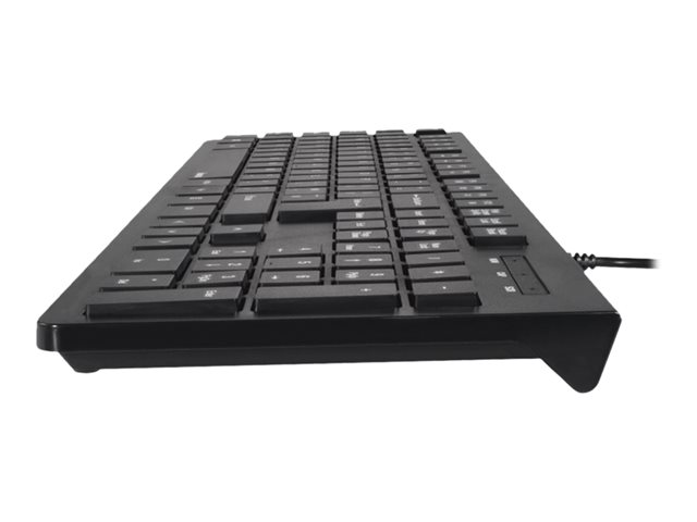 Hama "KC-200" - keyboard - QWERTZ - UK - black Input Device - 73182681 ...