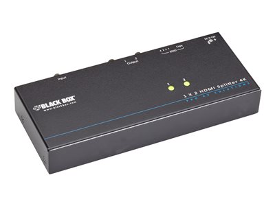 Black Box 4K HDMI Splitter 1 x 2 - video/audio splitter - 2 ports ...